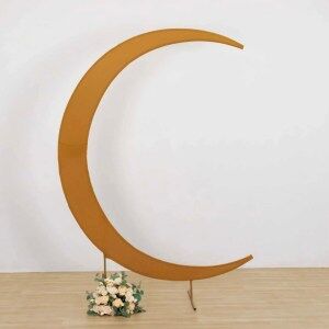 Crescent Moon Arch with Cover Rental | Easy Breezy Bash Co.