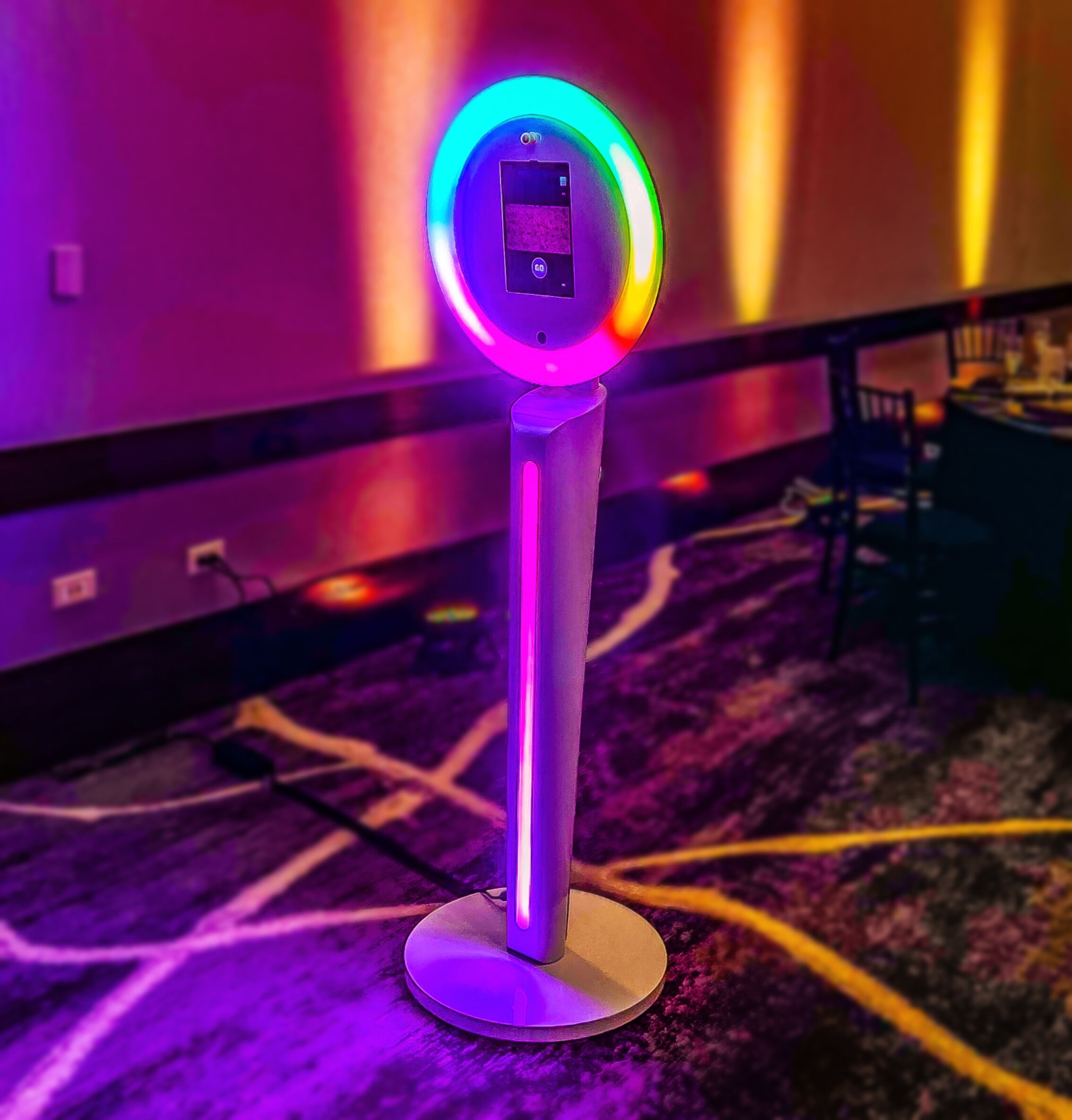 LED Selfie Photo Booth Rental | Easy Breezy Bash Co.